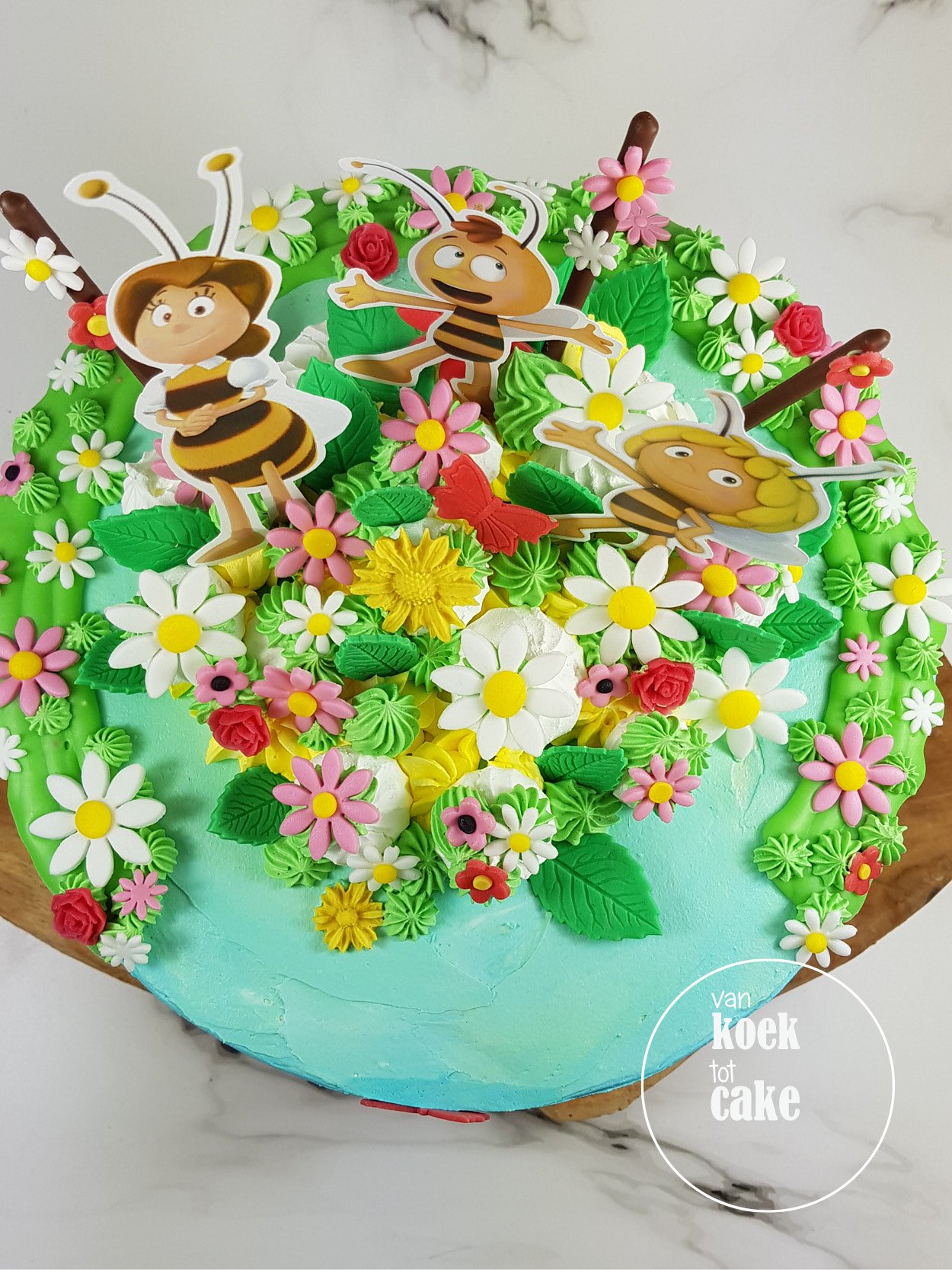 TAART | Maya de Bij verjaardagstaart – Van koek tot cake